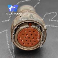 China 2PM24K19QA2 Circular Electrical Connector 700V 40A Threaded Cable Plug Panel Socket for sale