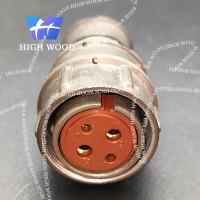 China 2PM22K4QA2 Circular Electrical Connector 700V 40A Threaded Cable Plug Panel Socket for sale