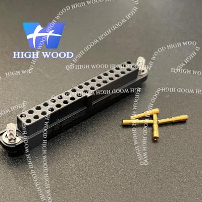 China HW-CMM Connector HW-222S34M11 MTL-55302F 2mm Pitch Aerospace Grade 600V AC/DC for sale