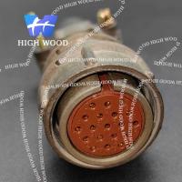 China 2PM24K19QB1 Circular Electrical Connector 700V 40A Threaded Cable Plug Panel Socket for sale