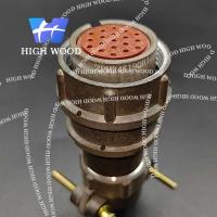 China 2PM24K19QB1 Circular Electrical Connector 700V 40A Threaded Cable Plug Panel Socket for sale