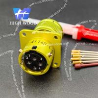 China ZH23 Series Environmental Resistance Bayonet Electrical Connector 4 Pin 14A for sale
