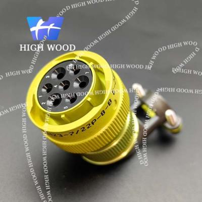 China ZH23 Series Environmental Resistance Bayonet Electrical Connector ZH23-7/22P-8-B 7 Pin 22A for sale