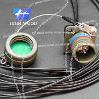 China J599A8/20WB02N Optical Fiber Connector with 1.25mm Ceramic Pins, -55℃ to +125℃ Temperature Range, MIL-DTL-38999 Compliant for sale