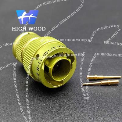 China ZH23 Series Environmental Resistance Bayonet Electrical Connector 4 Pin 14B Shell for sale