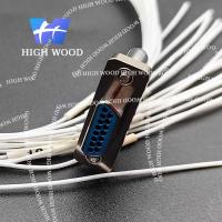 China J30J Micro-D Rectangular Connector 15-Pin 300mm Cable High Density MIL-C-83513 for sale