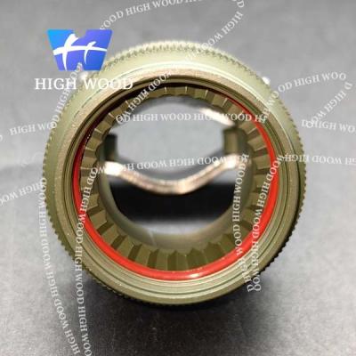 China MIL-DTL-38999 Series III Straight Cable Clamp M85049/38-17W Shell Size 17 Olive Green Cadmium for sale