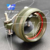 China MIL-DTL-38999 Series III Straight Cable Clamp M85049/38-21W Shell Size 21 Olive Green Cadmium Plating for sale