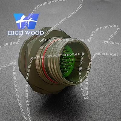 China MIL-DTL-38999 Series III D38999/24WD35PLN Circular Connector 3-Head Thread Quick Connect for sale