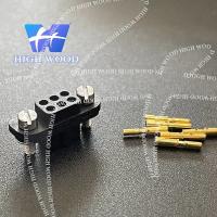 China HW-CMM Connector HW-222S06M11 2mm Pitch Male Straight for Aerospace Avionics Defense for sale