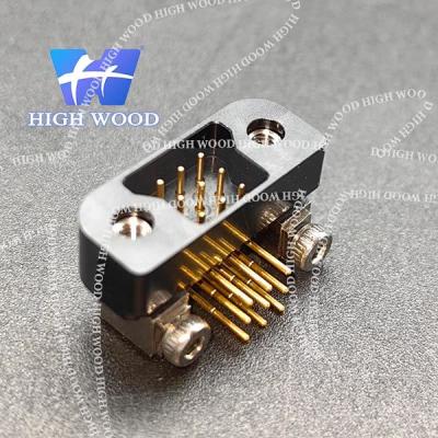 China HW-CMM Connector 2mm Pitch Square Matrix for Aerospace Avionics Defense for sale