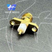 China SMA Series RF Coaxial Connector 50 Ohm DC-18GHz HW-SMA-KFD5A for sale