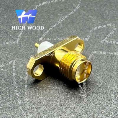 China SMA Series RF Coaxial Connector 50 Ohm DC-18GHz HW-SMA-KFD5A for sale