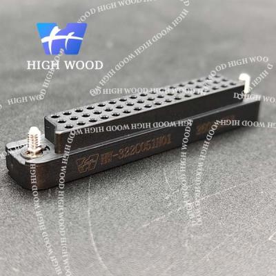 China HW-CMM Micron-D Connector HW-322C051H01 800V AC DC 500 Mating Cycles for Aerospace Avionics Defense for sale