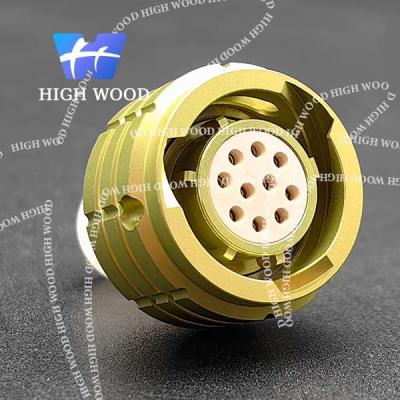 China OHS Series Ultra-Small Electrical Connector 10A 14 Pin Bayonet Plug Socket for sale