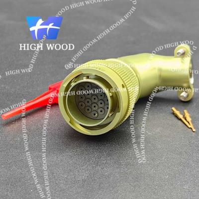 China ZH23 Series Environmental Resistance Bayonet Electrical Connector 19-22B 8 Contacts for sale