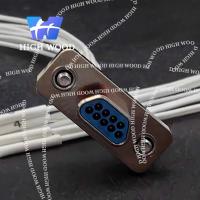 China J30J SERIES MICRO-D Rectangular Connectors, HW-J30J-9TJL with wire length for sale