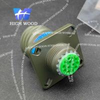 China MIL-DTL-38999 Series III Circular Connector J599/20WB35PN Triple-Start Thread 85dB EMI Shielding for sale