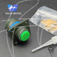 China MIL-DTL-38999 Series III Circular Connector J599/20WC35SN Triple-Start Thread 85dB EMI Shielding for sale