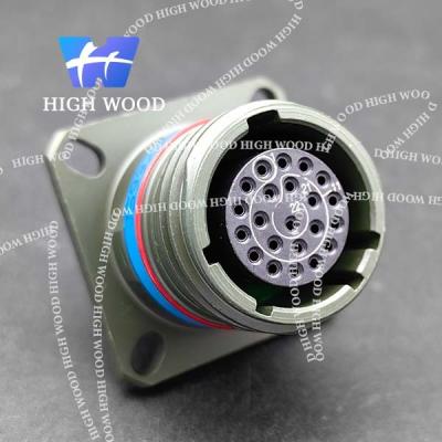 China MIL-DTL-38999 Series III Circular Connector J599/20WC35SN Triple-Start Thread 85dB EMI Shielding for sale