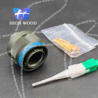 China MIL-DTL-38999 Series III Circular Connector J599/26WC35PN Triple-Start Threaded 85dB EMI Shielding for sale