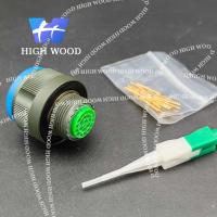 China MIL-DTL-38999 Series III Circular Connector J599/26WC35PN Triple-Start Threaded 85dB EMI Shielding for sale