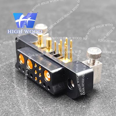 China HW-CMM Micron-D Connector 50 Ohm 6GHz for Aerospace Avionics Defense for sale