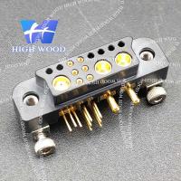 China HW-CMM Micron-D Connector 50 Ohm 6GHz for Aerospace Avionics Defense for sale