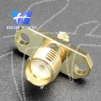 China SMA Series RF Coaxial Connector,SMA-KFD 2-Hole Crimp Jack for sale