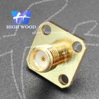 China SMA Series RF Coaxial Connector,SMA-KFD Square Flange 4+3 for sale