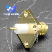 China SMA Series RF Coaxial Connector,SMA-KFD Square Flange 4+3 for sale