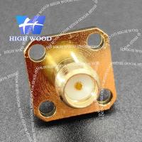 China SMA Series RF Coaxial Connector,SMA-KFD Square Flange 4+3 for sale