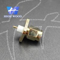 China SMA Series RF Coaxial Connector,SMA-KFD Square 4-Hole Flange Male 4+3 for sale