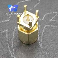 China SMA Series RF Coaxial Connector,SMA-JE, straight PCB pins, inner center pin for sale