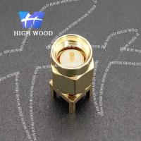 China SMA Series RF Coaxial Connector,SMA-JE, straight PCB pins, inner center pin for sale