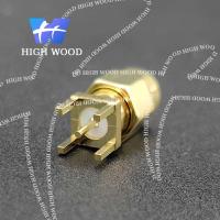 China SMA Series RF Coaxial Connector,SMA-JE, straight PCB pins, inner center pin for sale
