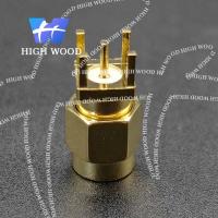 China SMA Series RF Coaxial Connector,SMA-JE, straight PCB pins, inner center pin for sale