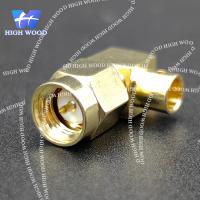 China SMA Series RF Coaxial Connector, SMA Right Angle Male JWB-3 for sale