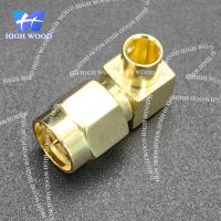 China SMA Series RF Coaxial Connector, SMA Right Angle Male JWB-3 for sale
