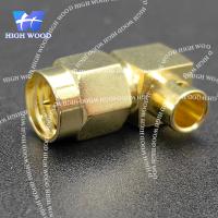 China SMA Series RF Coaxial Connector, SMA Right Angle Male JWB-3 for sale