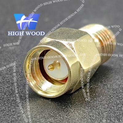 China SMA Series RF Coaxial Connector,SMA JJ Straight Plug to Jack No Flange for sale