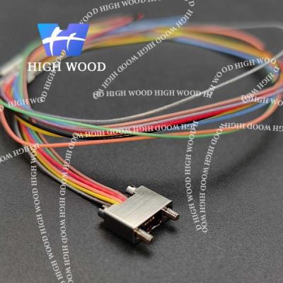China Customized Rectangular Micro-D Connector HW-R06-221-C1-9RH-0-JC-30T30 for sale