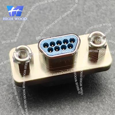 China J30J Series Micro-D Rectangular Connector 9-144 Cores 1.27mm Pitch GJB2446A for sale