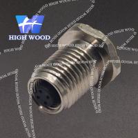 China M5 Series Straight Waterproof 4-core Female Receptacle for sale