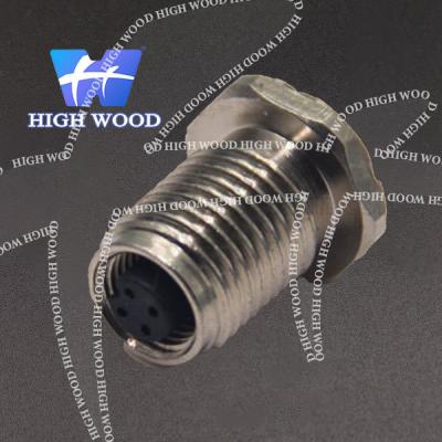China M5 Series Straight Waterproof 4-core Female Receptacle for sale