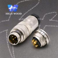 China M16，6-Core Male & Female Set, Straight Solder Type, Self-Locking Waterproof for sale