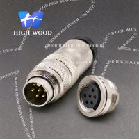 China M16，6-Core Male & Female Set, Straight Solder Type, Self-Locking Waterproof for sale