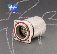China M23 Right Angle Plug, 19-Pin Male, Solder Wire Type, Shielded for sale