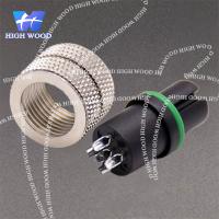 China 5-pin M12 connector, straight injection-molded female connector with solder cups, without shielding for sale