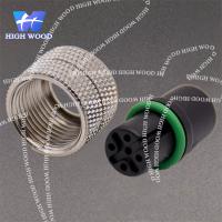 China 5-pin M12 connector, straight injection-molded female connector with solder cups, without shielding for sale